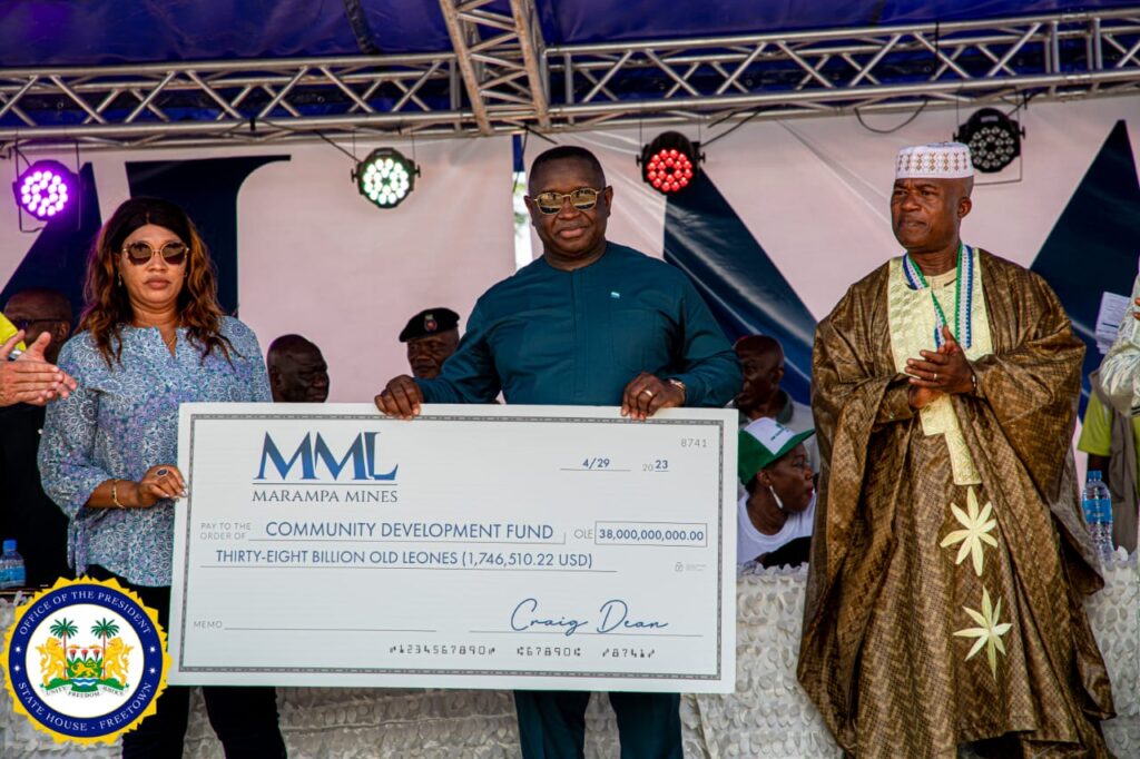 Marampa Mines Limited Dishes Le38b to Marampa, Maforki - Forum News